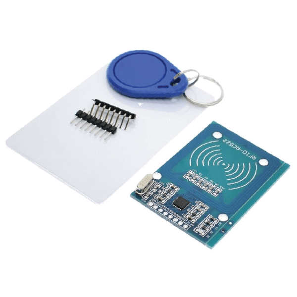 LECTOR DE TARJETAS RFID 13.56MHz RC522 + TARJETA + LLAVERO - Robotics