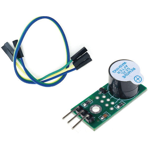 MODULO BUZZER ACTIVO + CABLES - Robotics