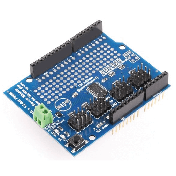 PCA9685 DRIVER SERVOMOTOR 16 CANALES 12 BIT SHIELD - Robotics PCA9685 DRIVER SERVOMOTOR 16 CANALES 12 BIT SHIELD - Robotics